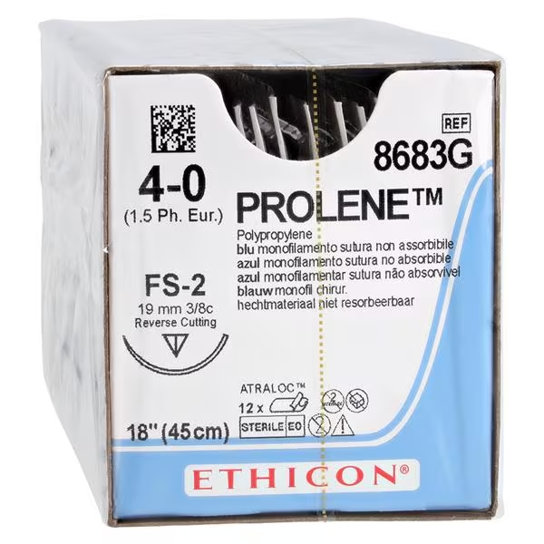 SUTURE PROLENE 4-0 ETHICON R/C – Medical Depot